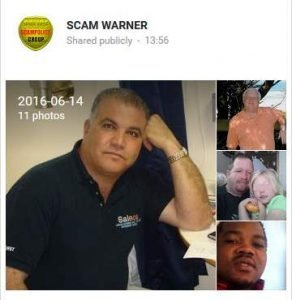 SCAMPOLICE GROUP. SCAMMER MESSAGES DATABASE: Scott Thetford ...
