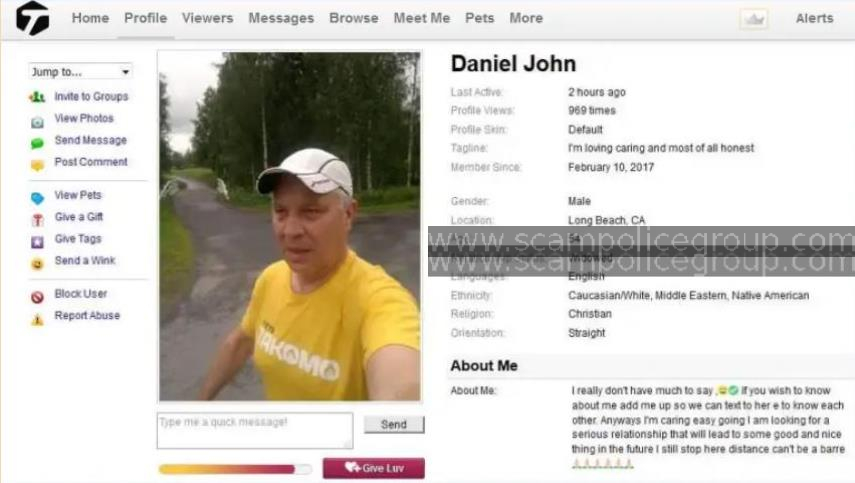 Congrats-your-busted-12: Romance Scam: Daniel John / Daniel Clayton ...