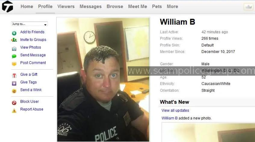 Congrats-your-busted-65: 419 Scam/Romance Scam: WILLIAM BRATCHER ...