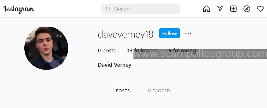 Loan Scam/Begging: DAVID VERNEY - Scampolice Group